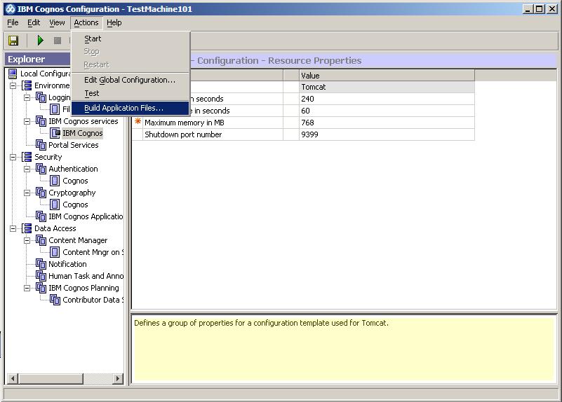 Ibm Cognos Server Deploying Ibm Cognos 101 On Ibm Websphere 61
