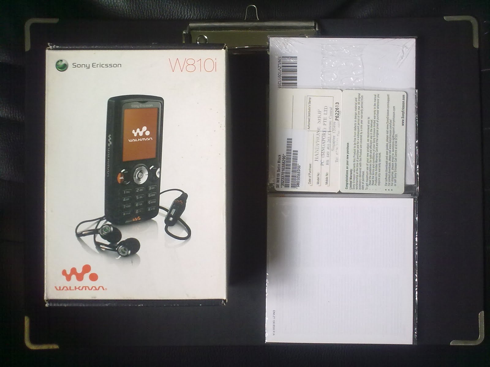 HCSK©: Sony Ericsson W810i Walkman On The EDGE Satin Black
