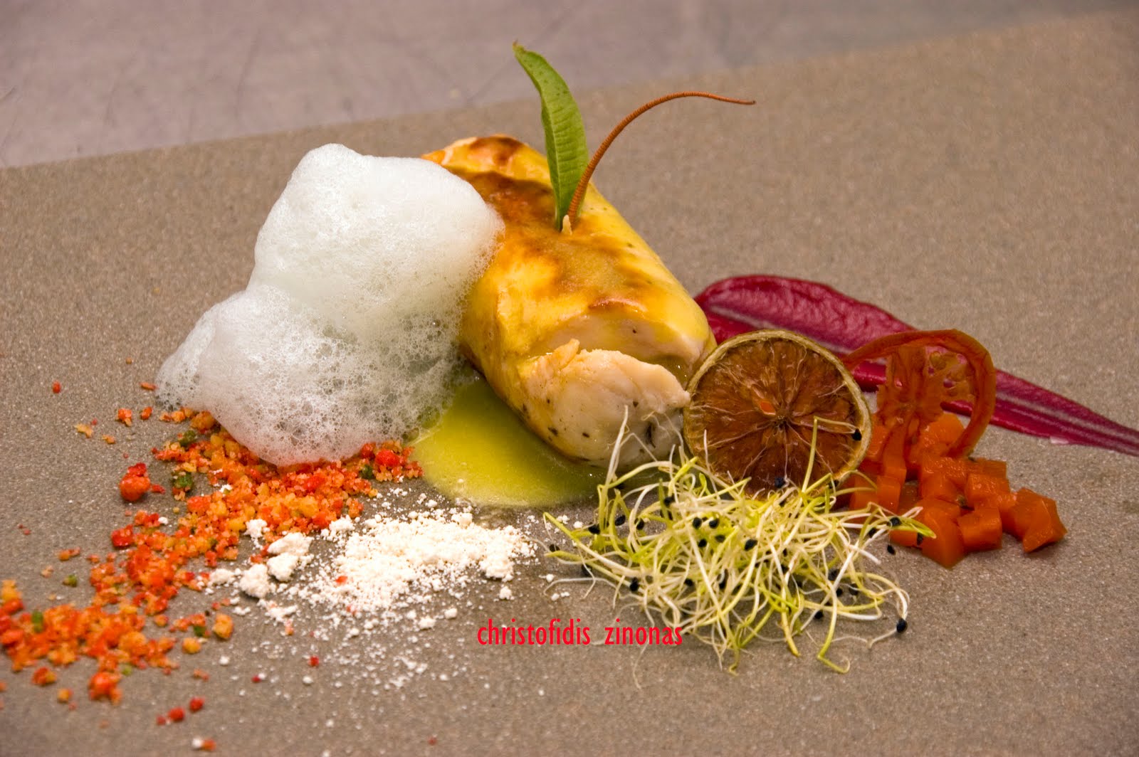 ZC Zinonas Christofidis : Κοτόπουλο γεμιστό με καραβίδα αφρό από ...