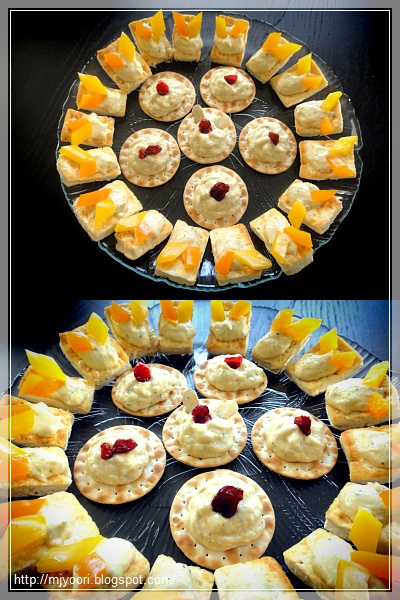 MJ's Yoori: Tofu Canape with Tuna Mousse (Appetizer)