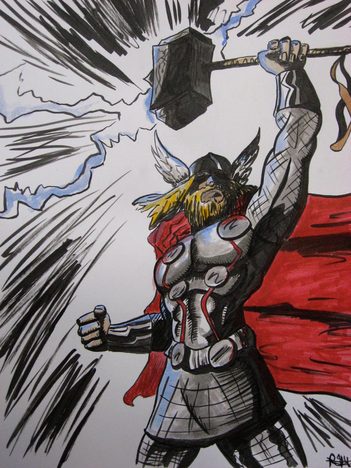 Randy Haldeman Comics and Illustration: The Mighty Thor: Colored