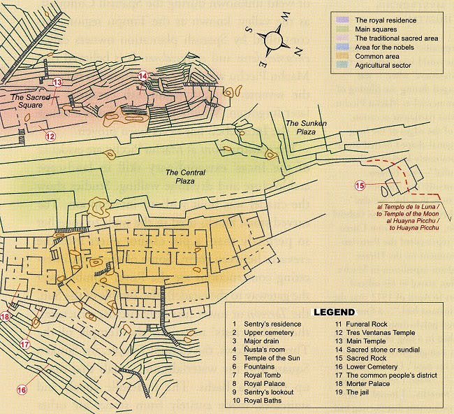 machu picchu map: Machu picchu Maps