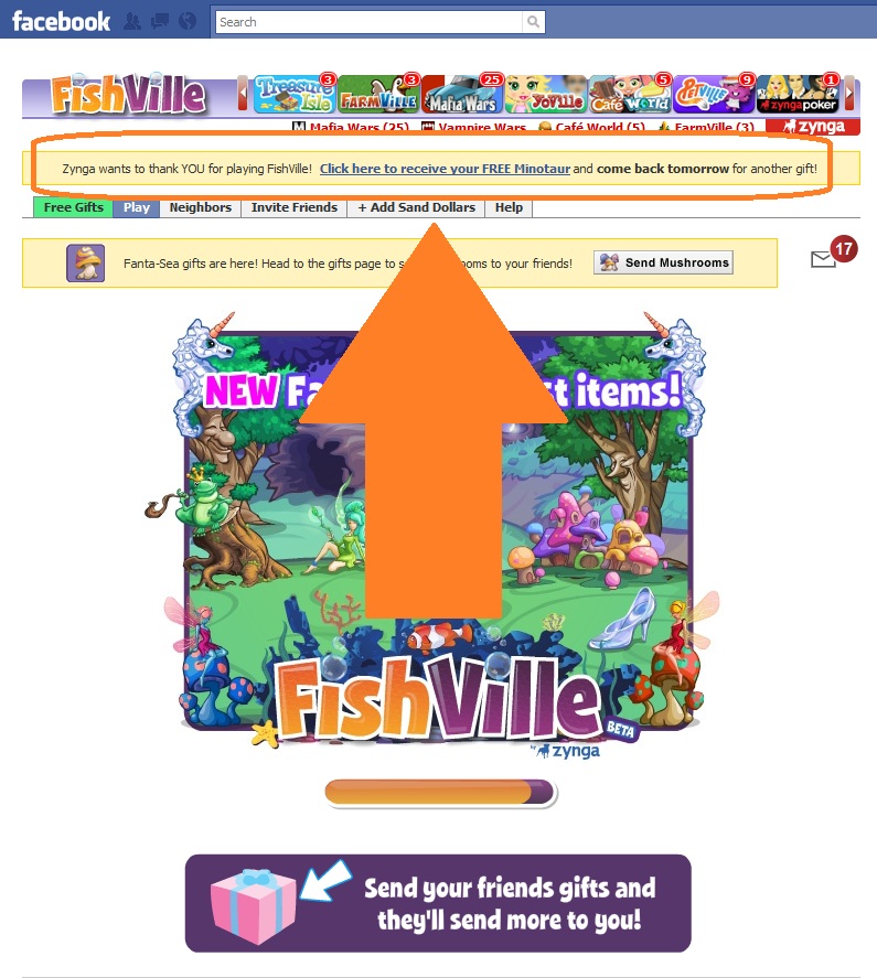 Lynspirations: FishVille - Daily Free Gift