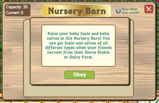 Lynspirations: FarmVille - Nursery Barn Building Completed
