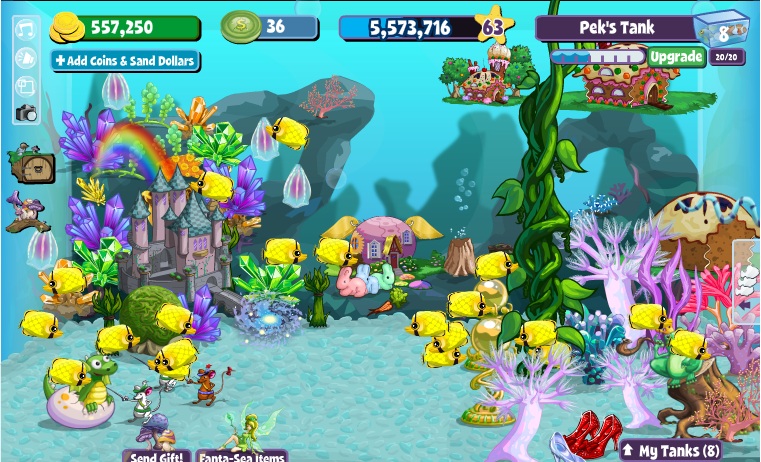 Lynspirations: FishVille - Fish Mastery : Latticed Butterfly