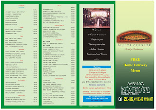 TASTY BITES: Aranya Restaurant