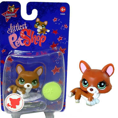 unicorn888: Rare LPS Brown Fox #897 Littlest pet Shop Corgi