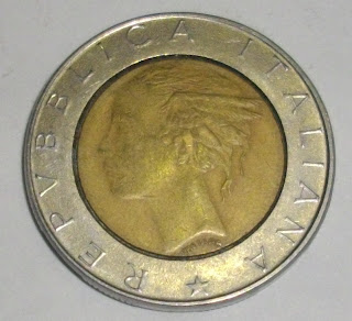 INDONESIA COLLECTORS ANTIQUE: L 500 1988 REPVBBLICA ITALIANA