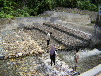 PERPAMSI ACEH: Rehab Lantai Bendung dengan Bronjong Kawat 100%