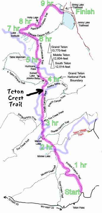 Where I come from...: Teton Crest Trail
