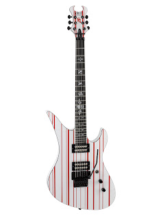 a7x_slashness: Synyster Gates Custom – Red Pimp Stripe Guitar