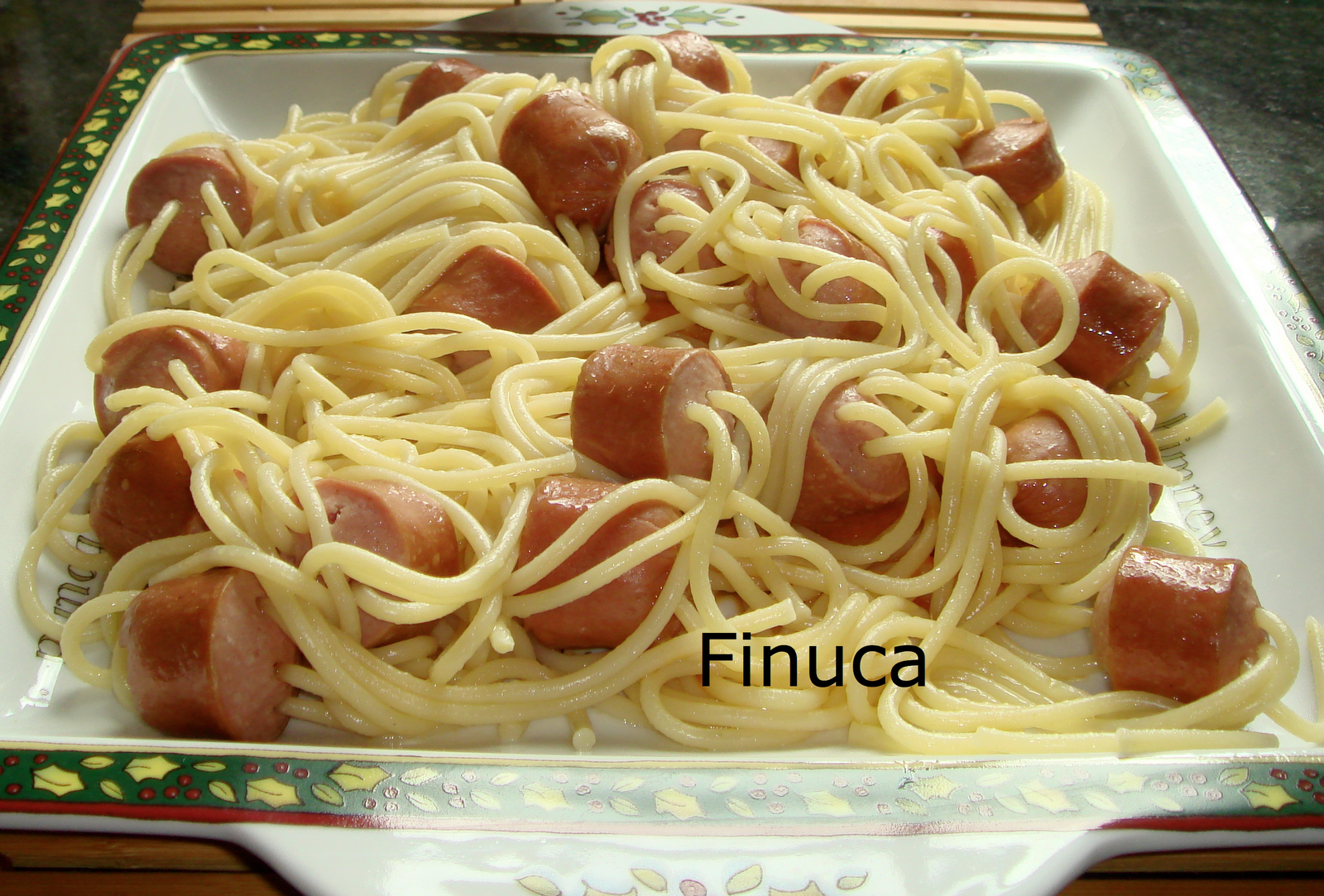 Las Recetas de Finuca: Espaguetis infantiles