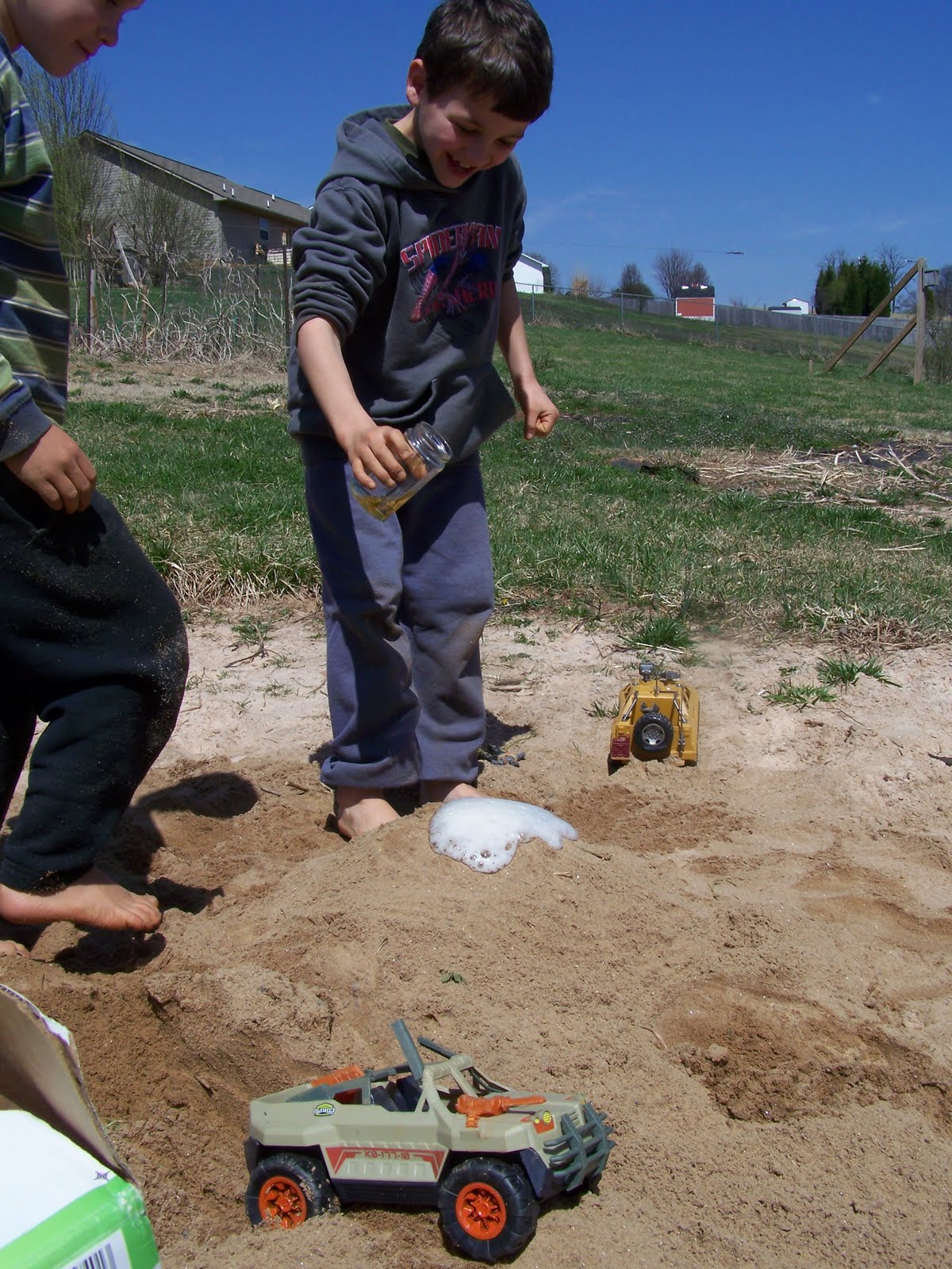 At the Butterfly Ball: Sand Pit Volcano