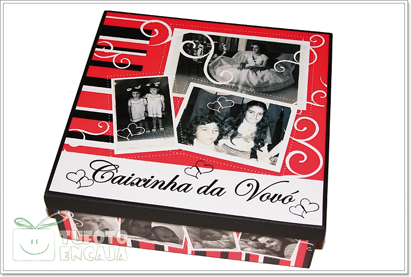 TU FOTO EN CAJA: CAJA PERSONALIZADAS (CUADRADAS)