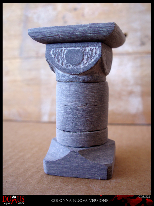 DOMUS project: Costruzione 17: Colonne in pietra