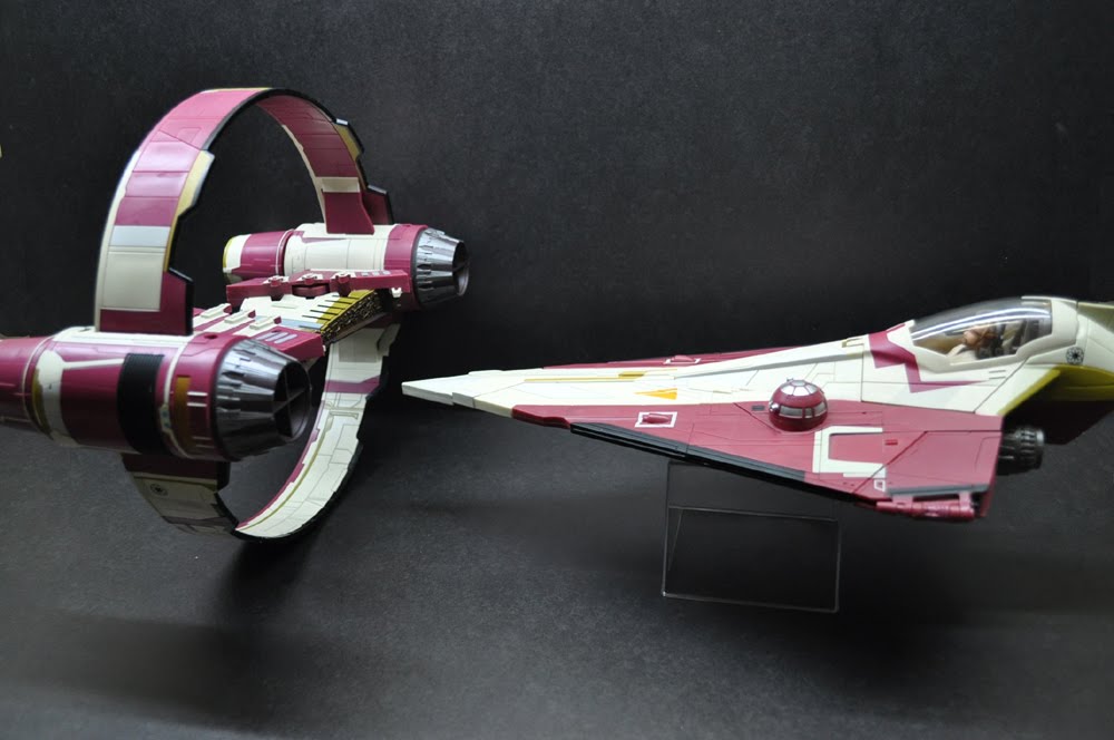 Star Wars : Obi Wan Kenobi Jedi Starfighter With Hyperspace Ring | BIG ...