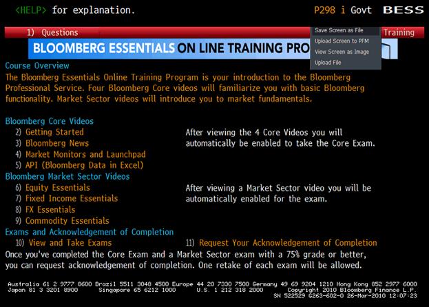 Marquette AIM Program Blog: Bloomberg Training for Marquette Faculty ...