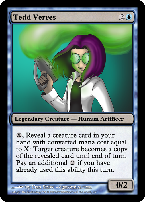 Magic:TG of Dan Shive: Fan Card - Tedd Verres