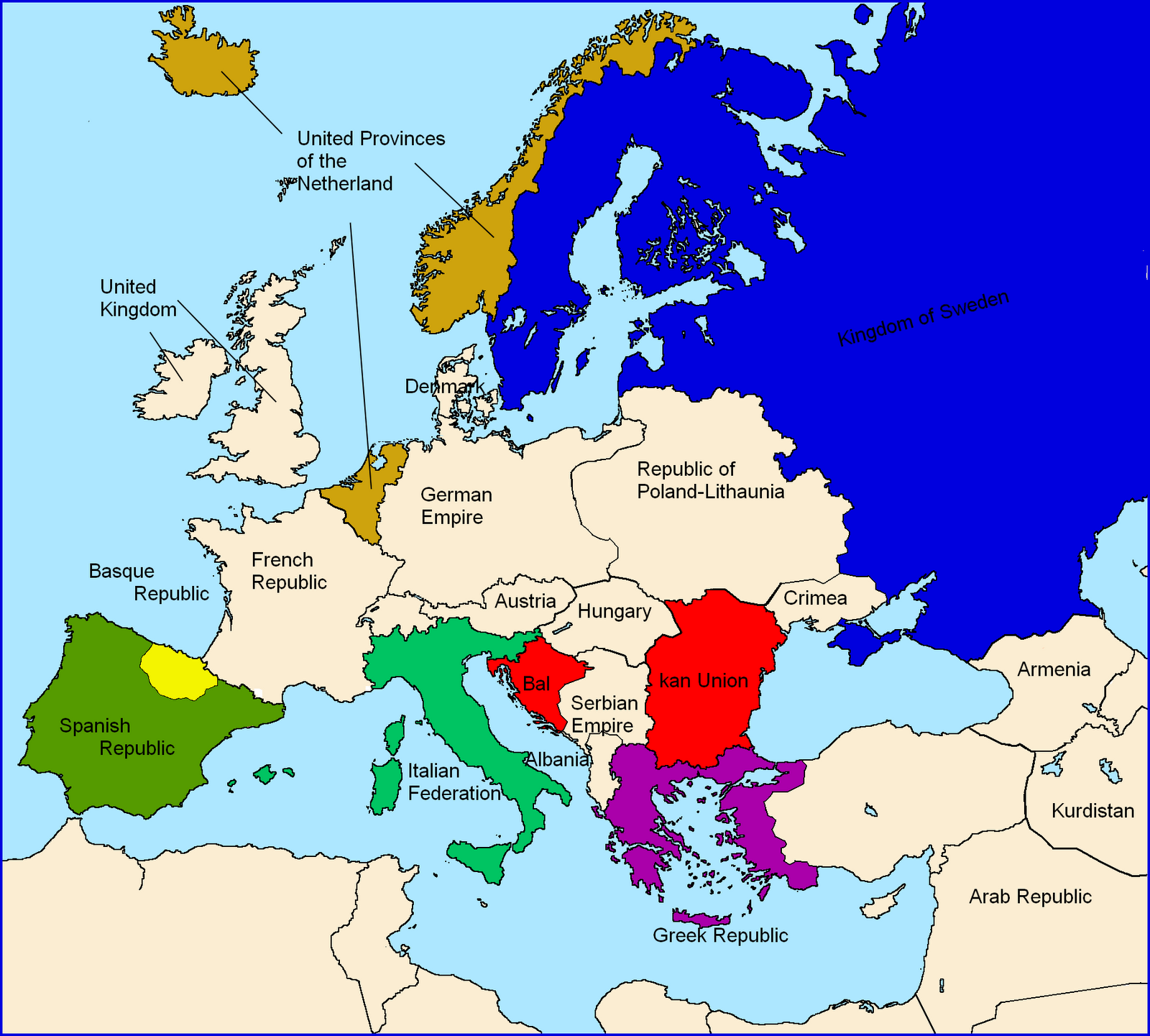 An Alternate History of the Netherlands (and more): Europe and North ...