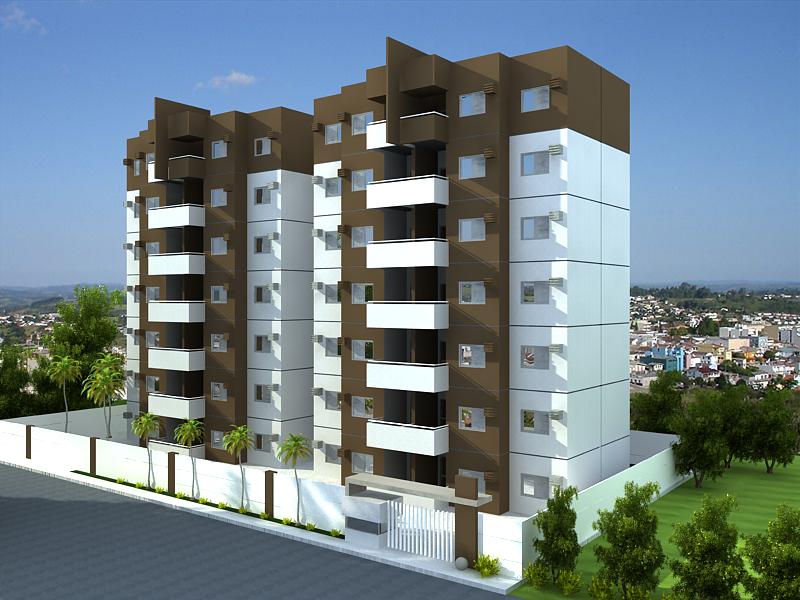 ED Engenharia e Designer 3D: Prédio simples