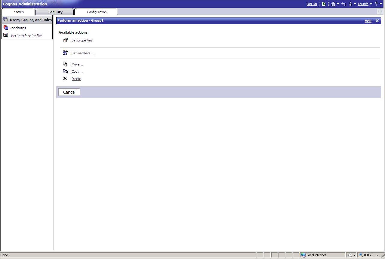 How to Create Users & Permissions using Cognos Administration ...