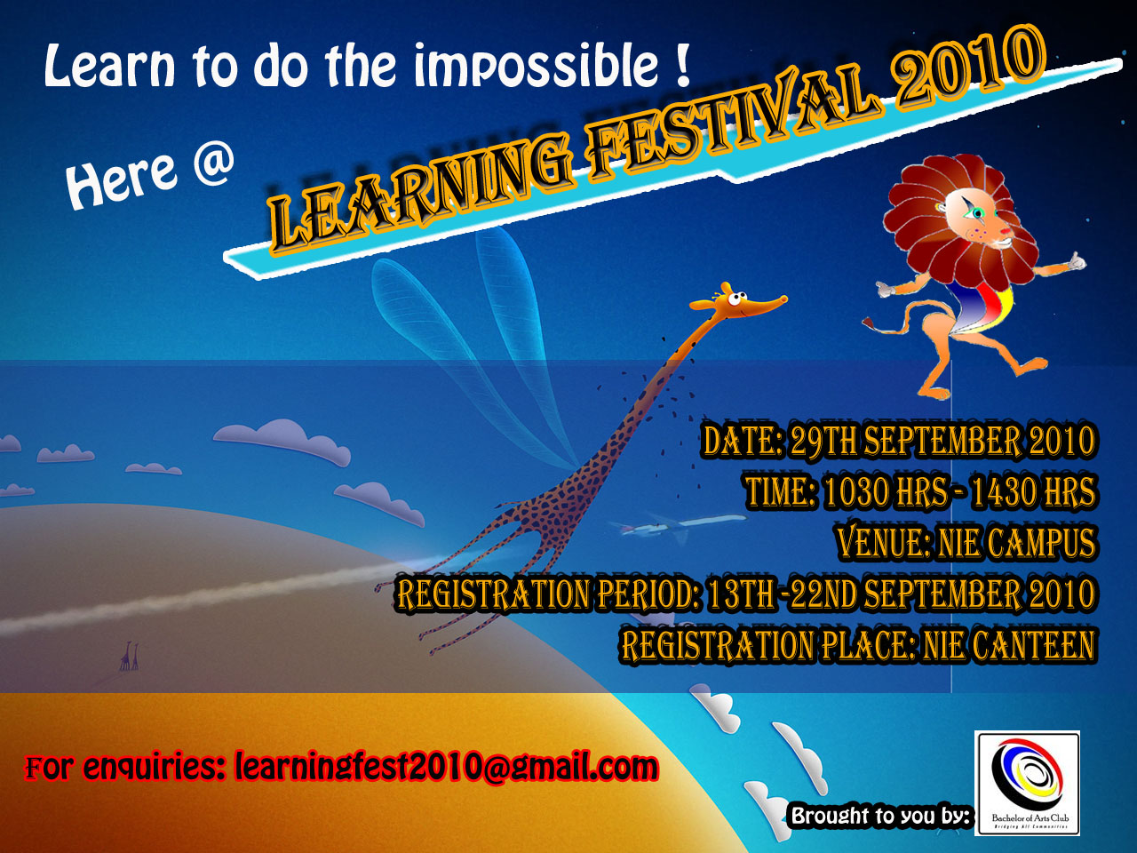 ROAR!! Learning Fest 2010 by BA club