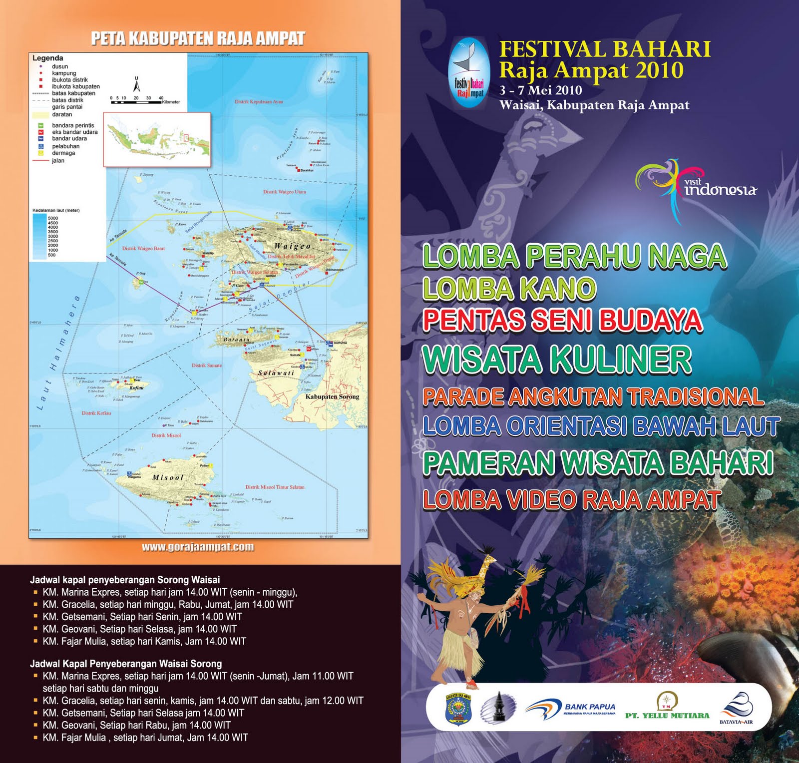 Qis Pro : Art and Graphic for Printing: Brosur Festival Bahari Raja ...
