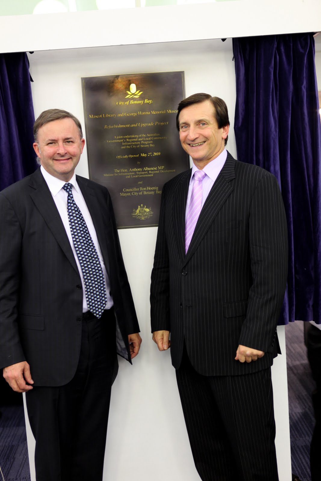 Ron Hoenig MP, Member for Heffron Former Mayor, City of Botany Bay ...