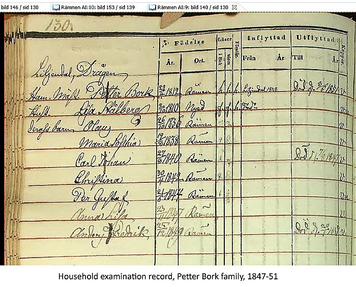 Elg family: Learning from Swedish parish records: The lives of Gustaf ...