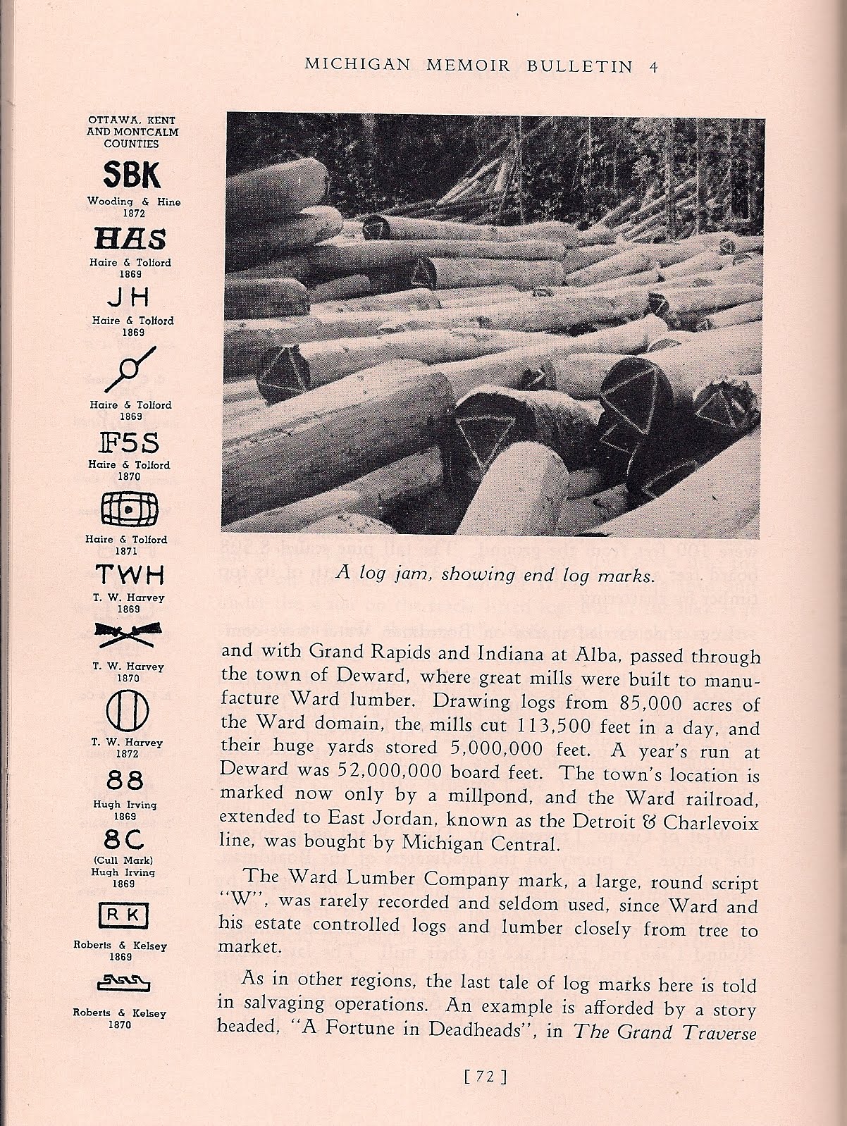 Dusty Diary: Let Us Now Praise Famous Logs