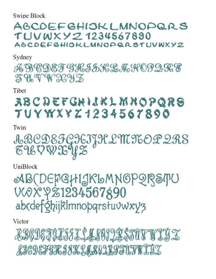 The Cutest Thing: Monogram Fonts