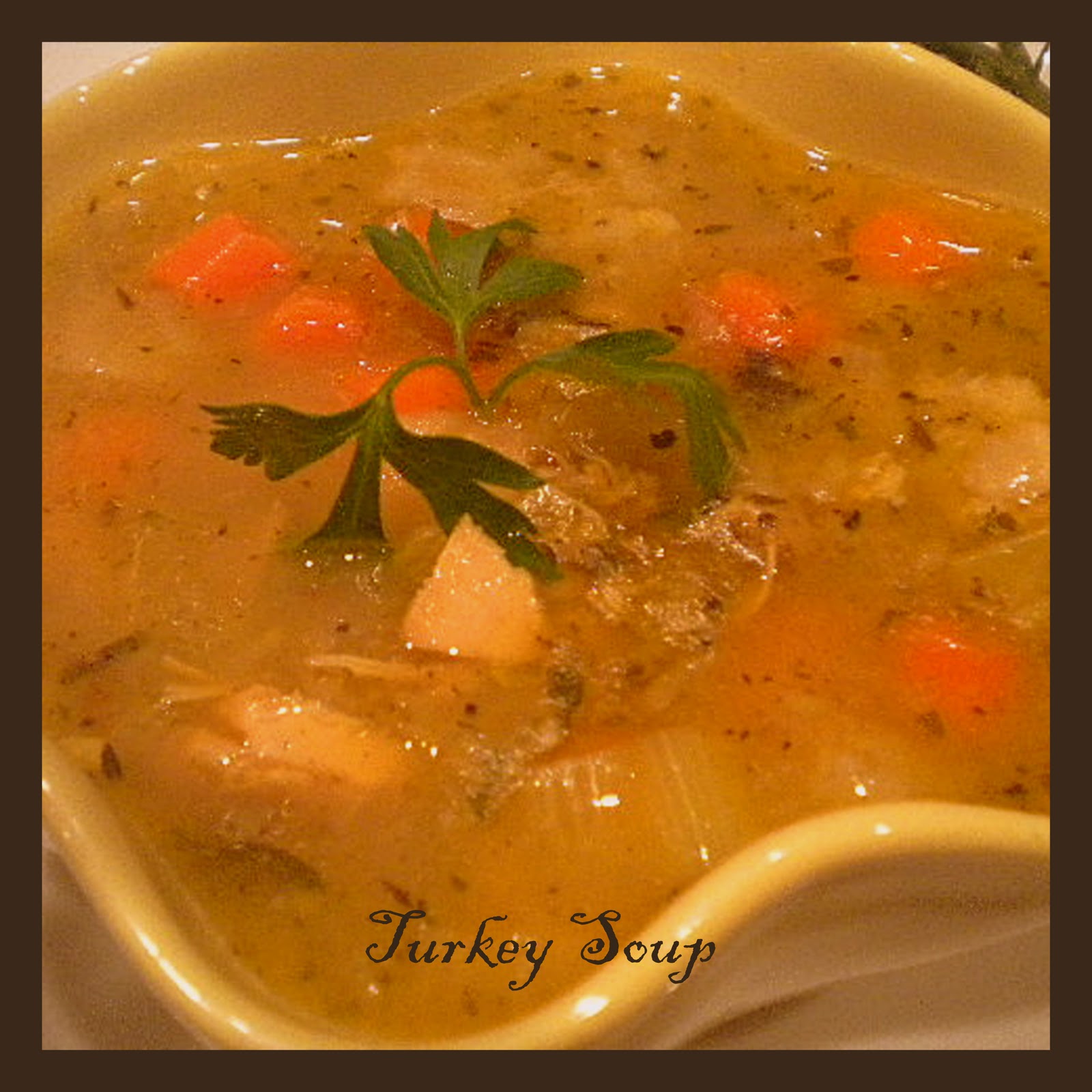 As Easy As Salt and Pepper: Turkey Soup