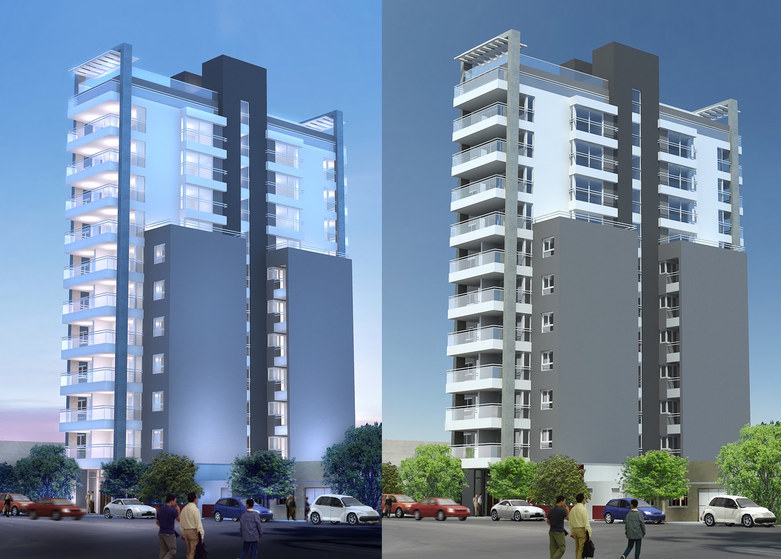 Renders Arquitectonicos: Torre Residencial