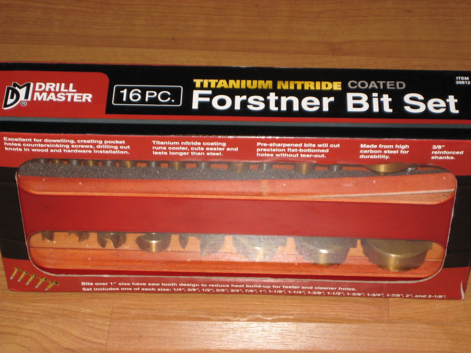 Walken's Ebay Pics: Drill Master 16-pc. Titanium Nitride Coated ...