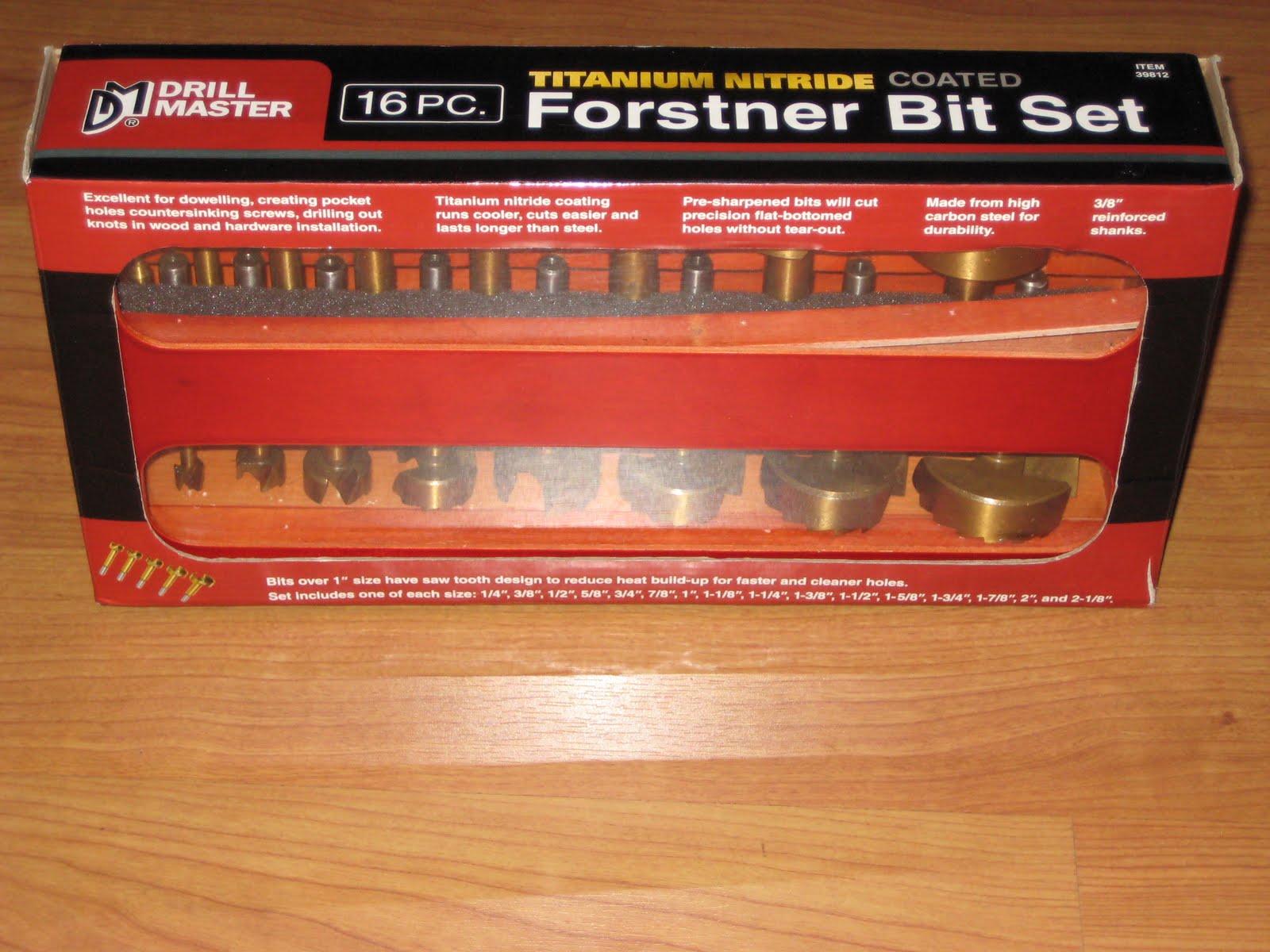 Walken's Ebay Pics: Drill Master 16-pc. Titanium Nitride Coated ...