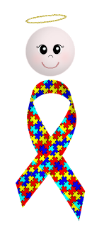 Wrapped For Life: Autism Ribbon Angels