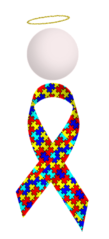 Wrapped For Life: Autism Ribbon Angels