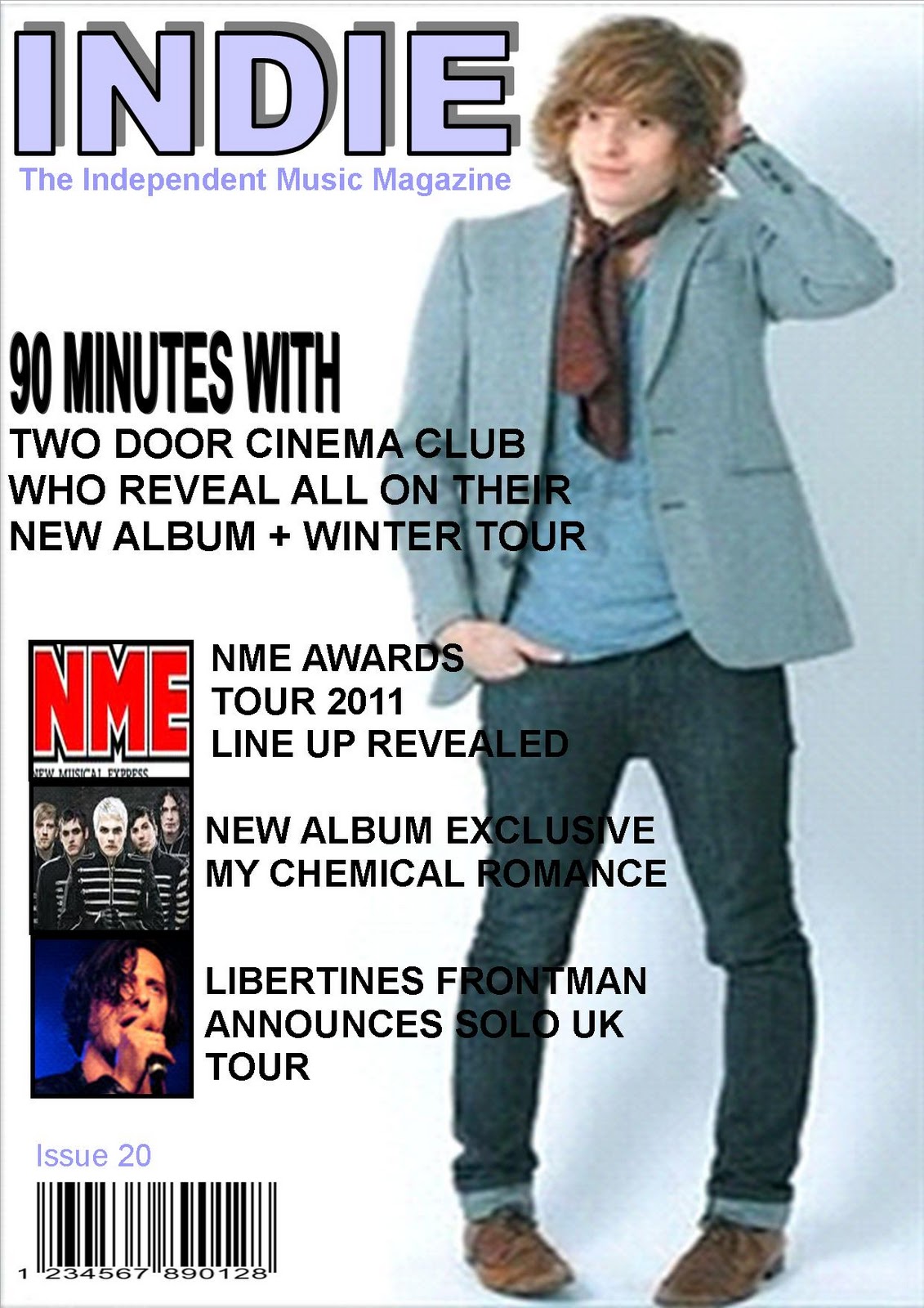 Georgia's Media Blog: Indie Magazine Front Cover