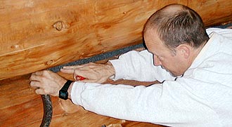 Chinking Cedar Homes: Log Chinking 101: What are Backer Rods?