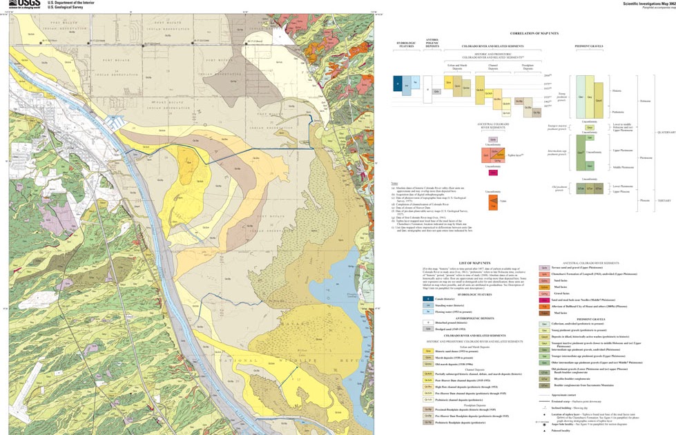 Arizona Geology: Needles 7.5' geologic quad map released by USGS