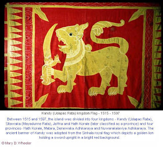 Sri lanka: Ancient Flags of Sri Lanka