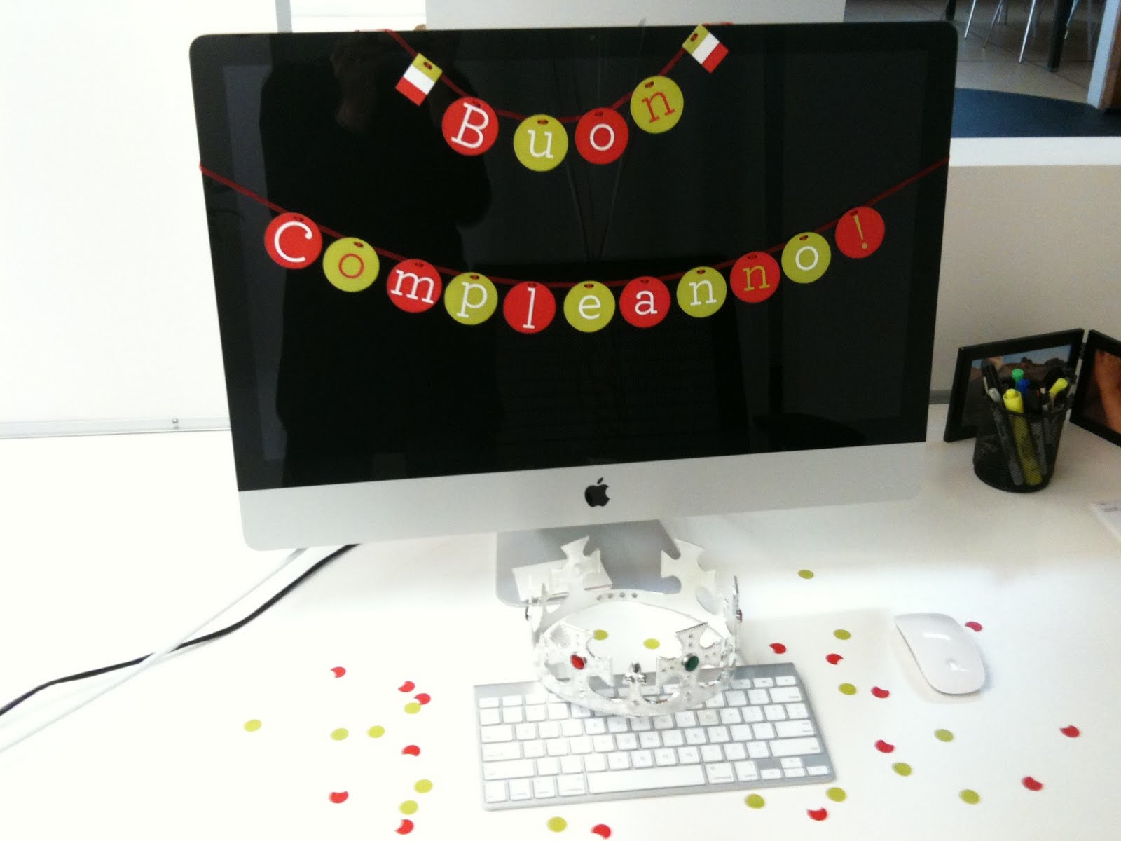 polka dotting my i's: Surprise office birthday bash
