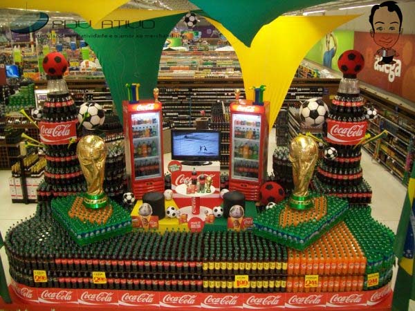 Ações de merchandising da Coca Cola ~ PDV Ativo