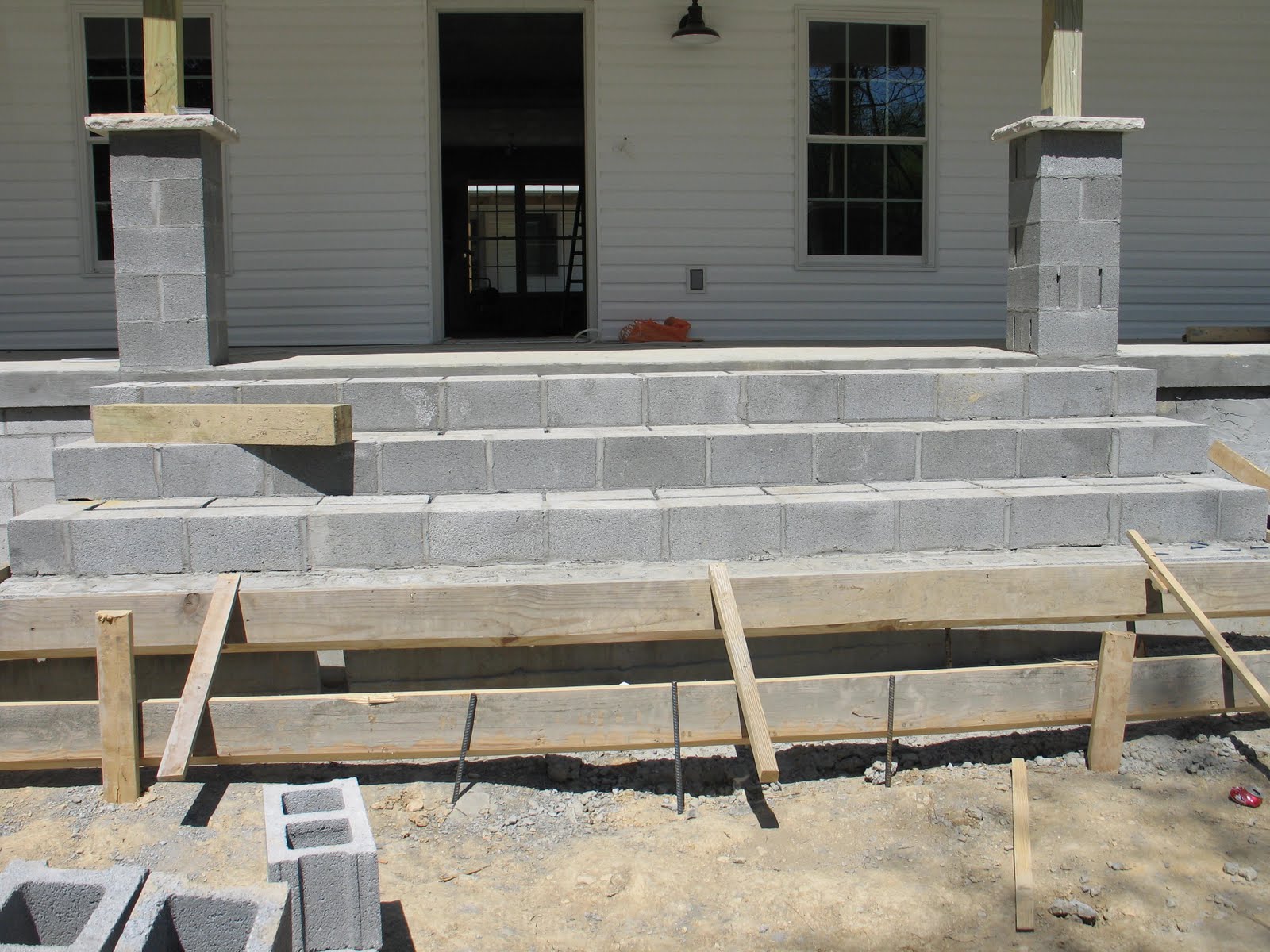 My Cup Runneth Over and over and over....: Block Columns & Steps ...