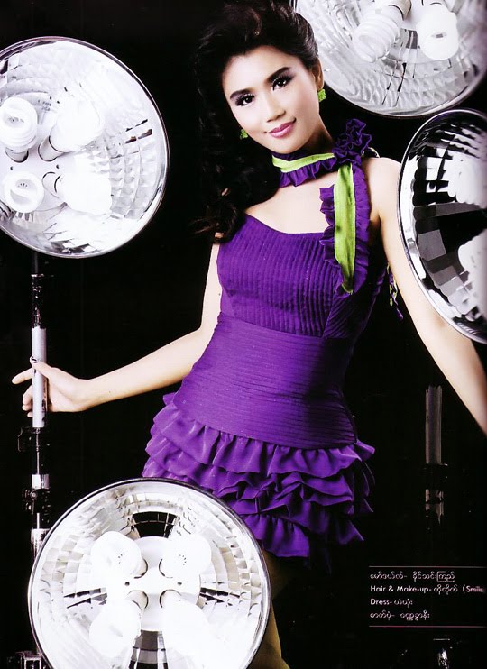 Myanmar Popular Actress, Khine Thinn Kyi's Beautiful Fashion