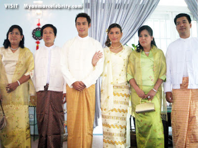 Myanmar famous actor, model boy, Naing Naing and his wife, Sandi Cho ...