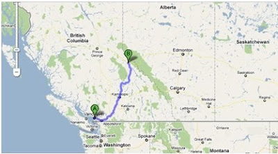 Pia round the world: Tete Jaune Lodge, bei Jasper, 03.09.2010