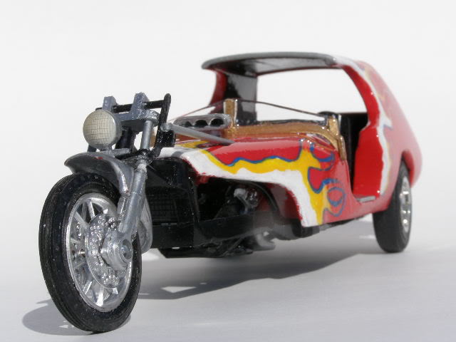 Progressive Values: AMC Gremlin Motorcycle Trike?
