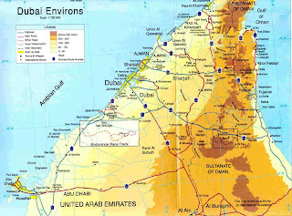 Инвестиции в недвижимость в эмирате Дубай, недвижимость Дубаи: карта ...