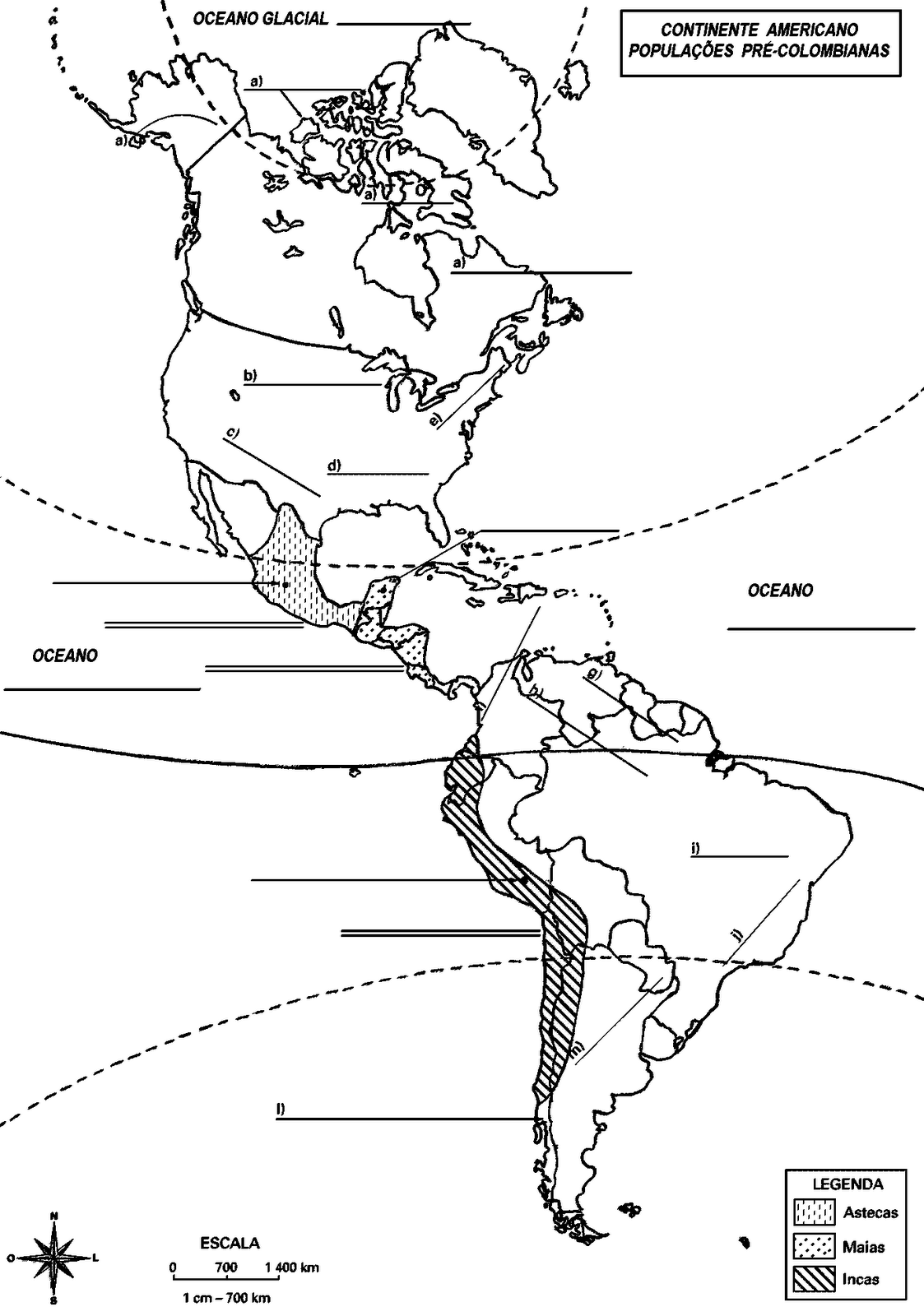Geografia Fundamental: População Pré-colombiana do Continente Americano